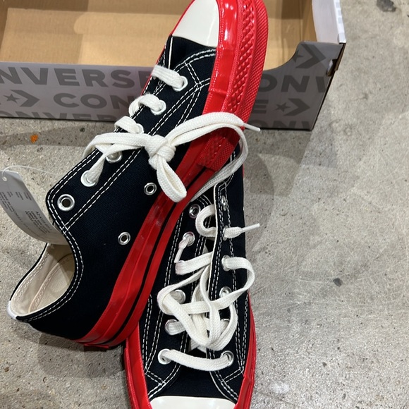 converse play | Shoes | Nwt Comme Des Garcons Play Converse Unisex Red ...